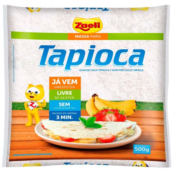 MASA PRONTA PARA TAPIOCA ZAELI 500GR(20)