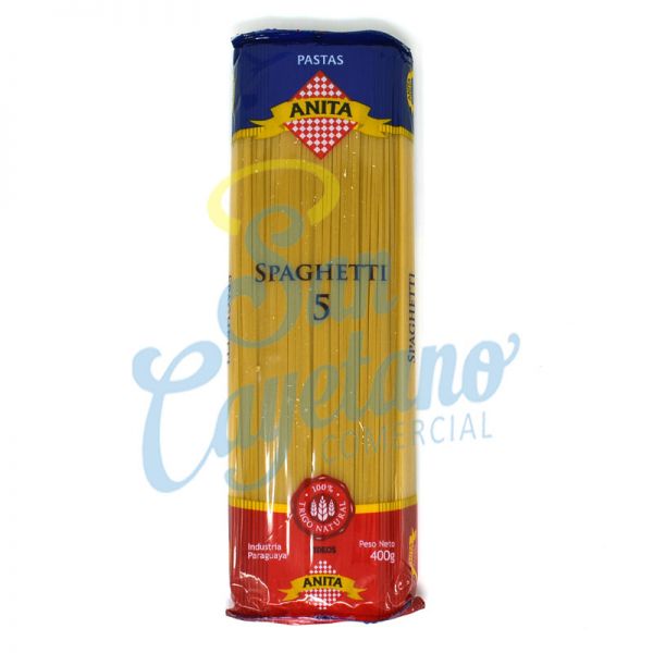 FIDEO SPAGHETTI LARGO ANITA 400GR (12)